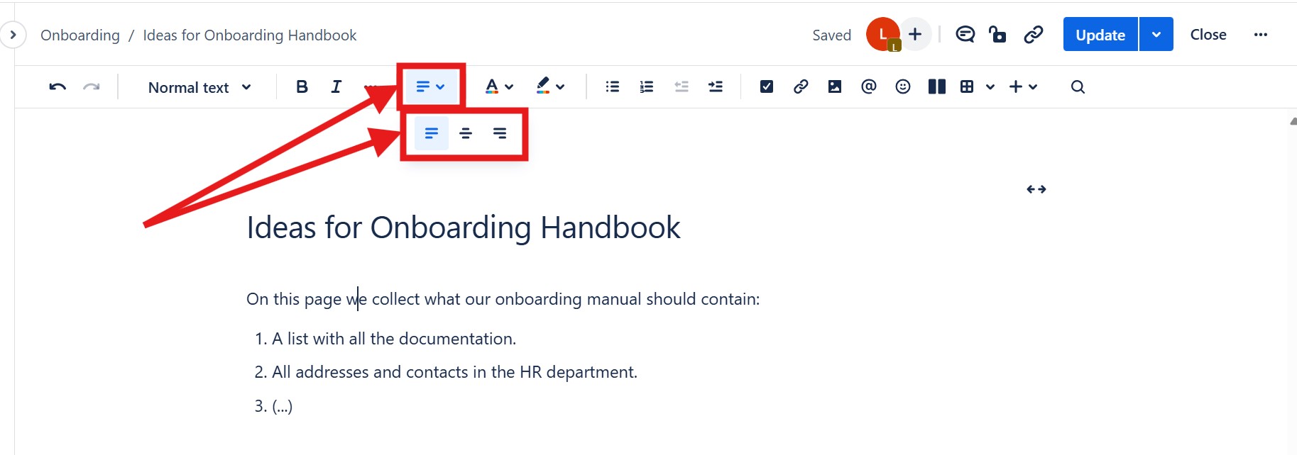 How to Align Text in Confluence | The Requirements Engineer