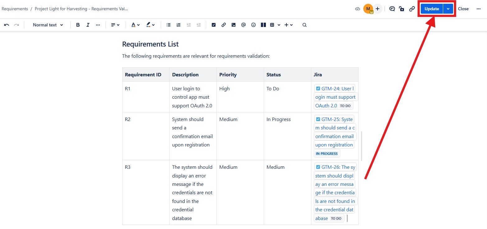 How To Create A Jira Issue In A Confluence Page The Requirements Engineer