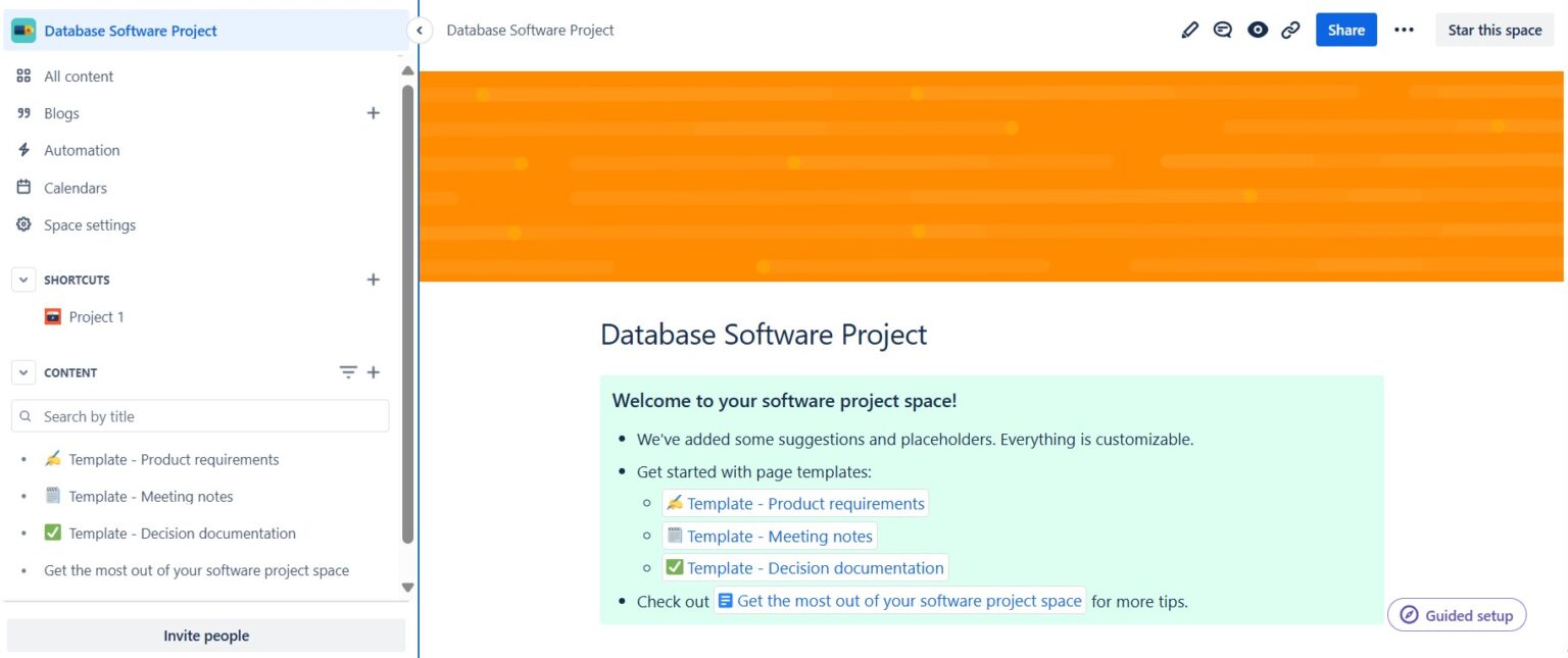How to Create a Confluence Space from a Template | The Requirements ...
