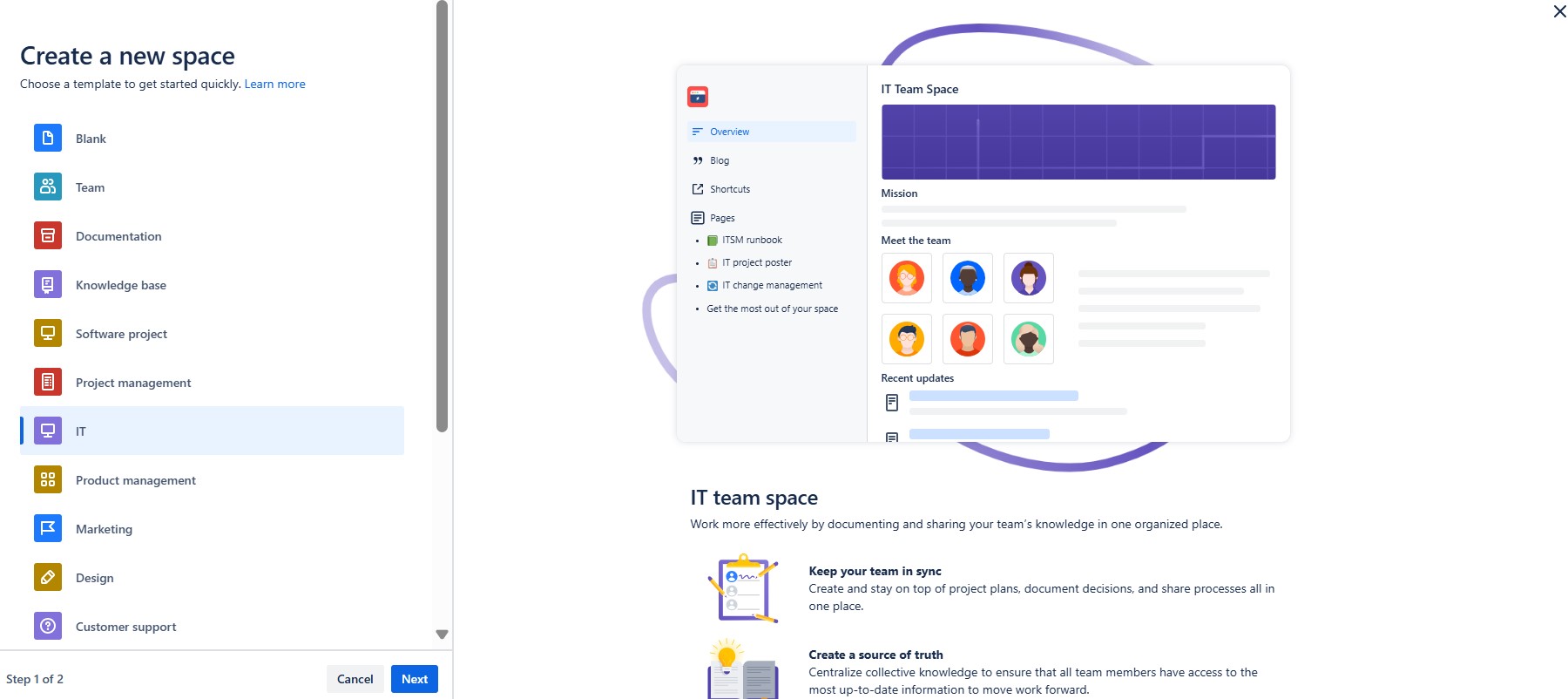 How to Create a Confluence Space from a Template | The Requirements ...