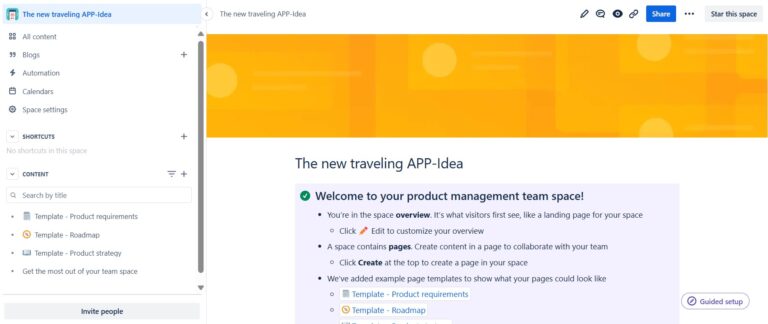 How to Create a Confluence Space from a Template | The Requirements ...