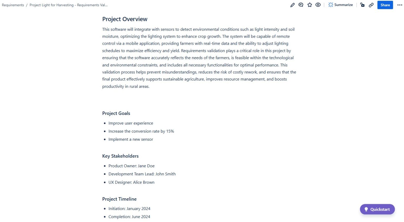How to Structure a Confluence Page for Requirements Validation | The ...