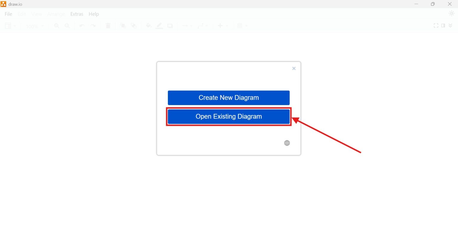 How to Open an Existing Diagram in draw.io | The Requirements Engineer