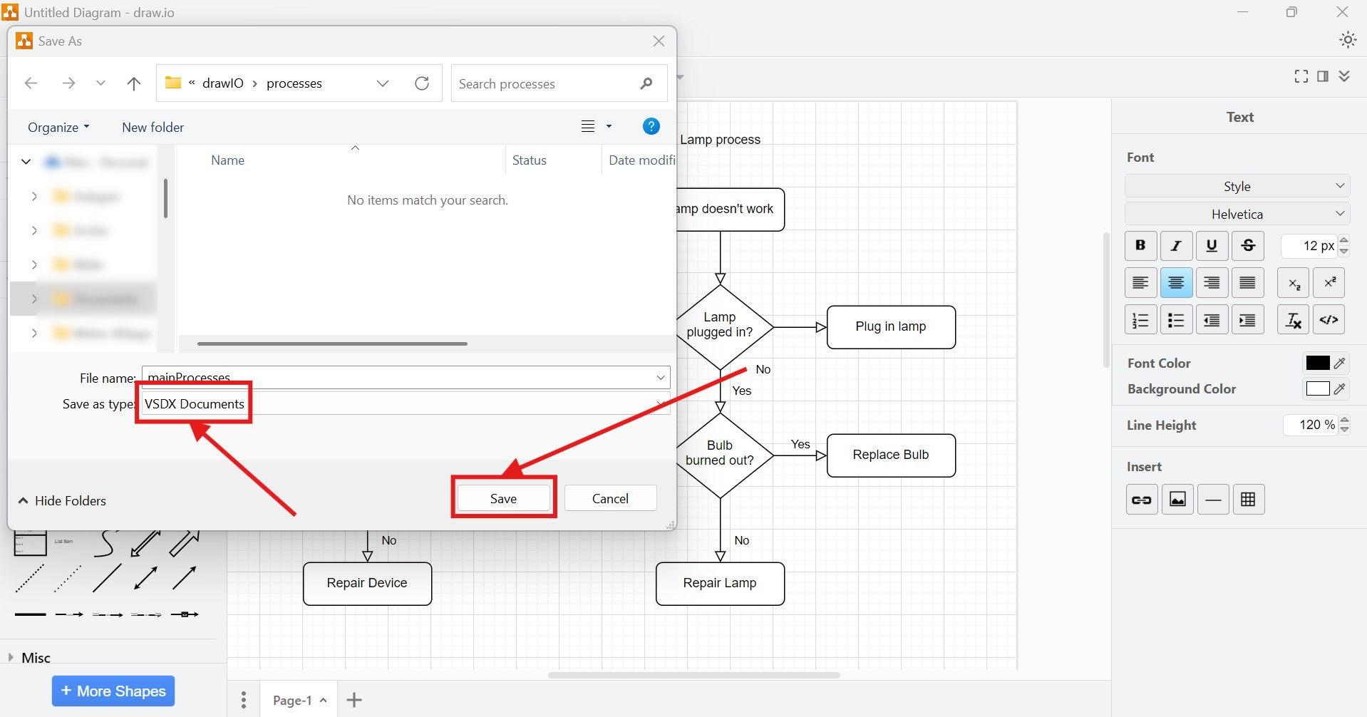 How to Export a Diagram to VSDX in draw.io | The Requirements Engineer