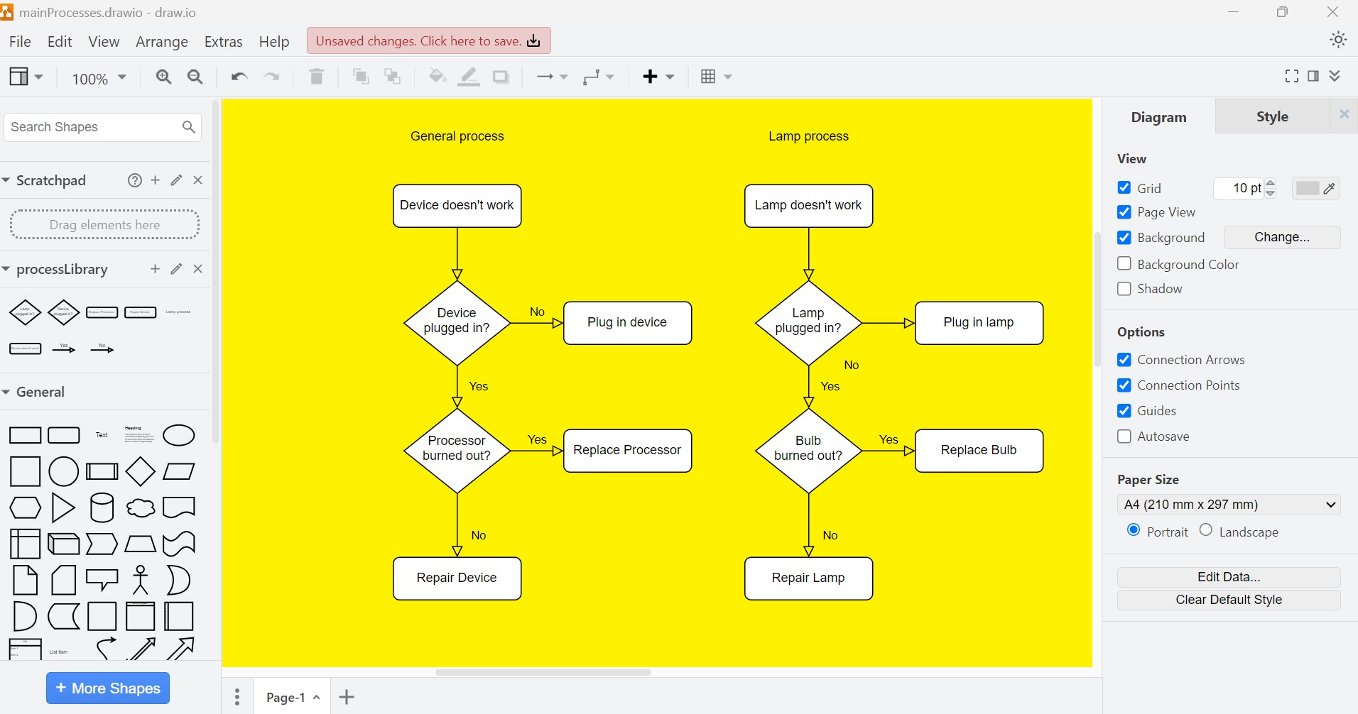 How to Change the Draw.io Page Setup | The Requirements Engineer