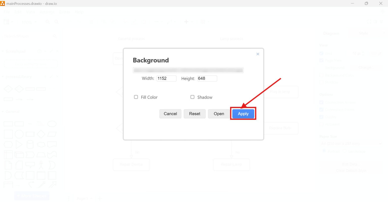 How to Change the Draw.io Page Setup | The Requirements Engineer