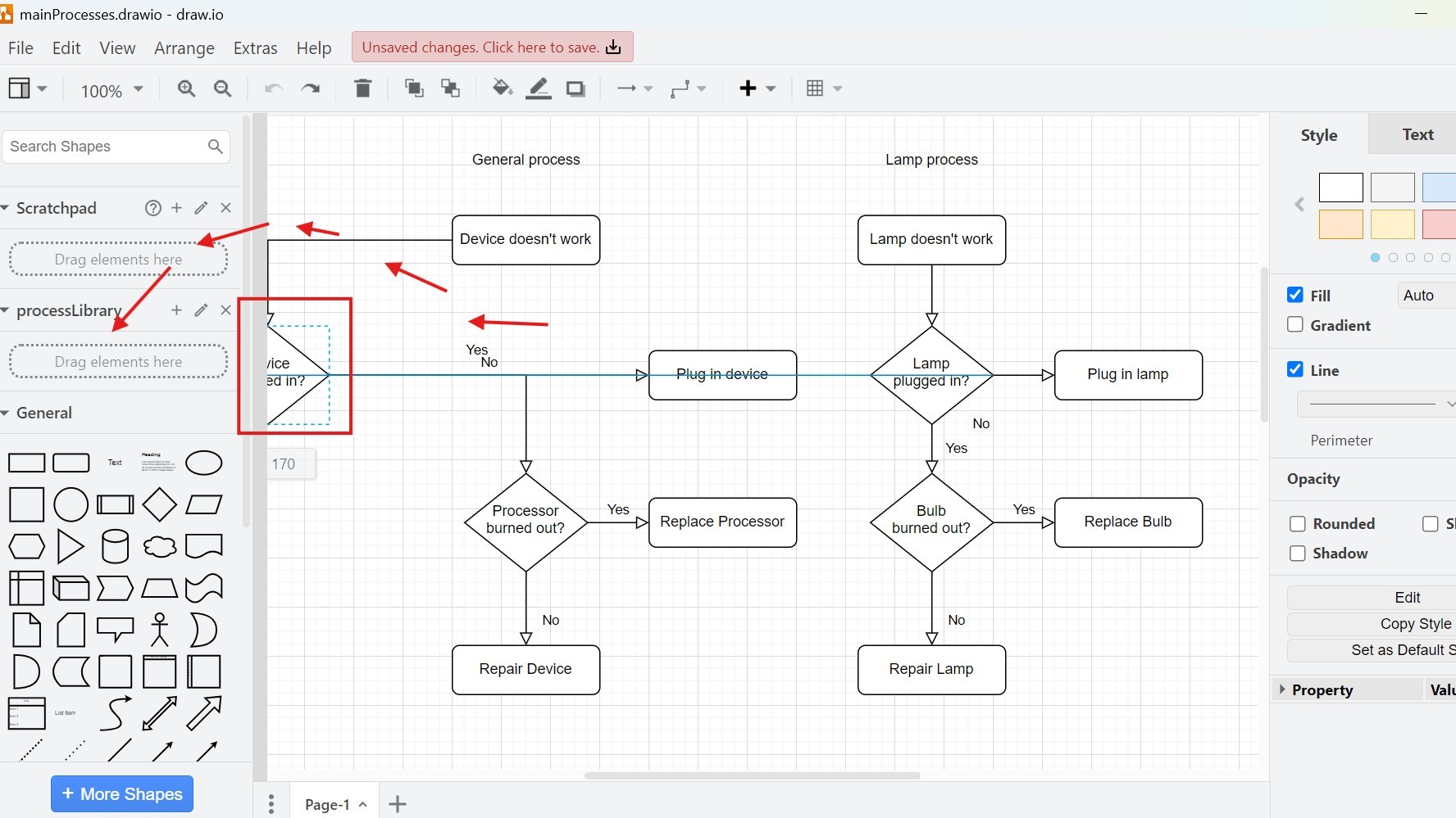 How to Create a Library in Draw.io | The Requirements Engineer