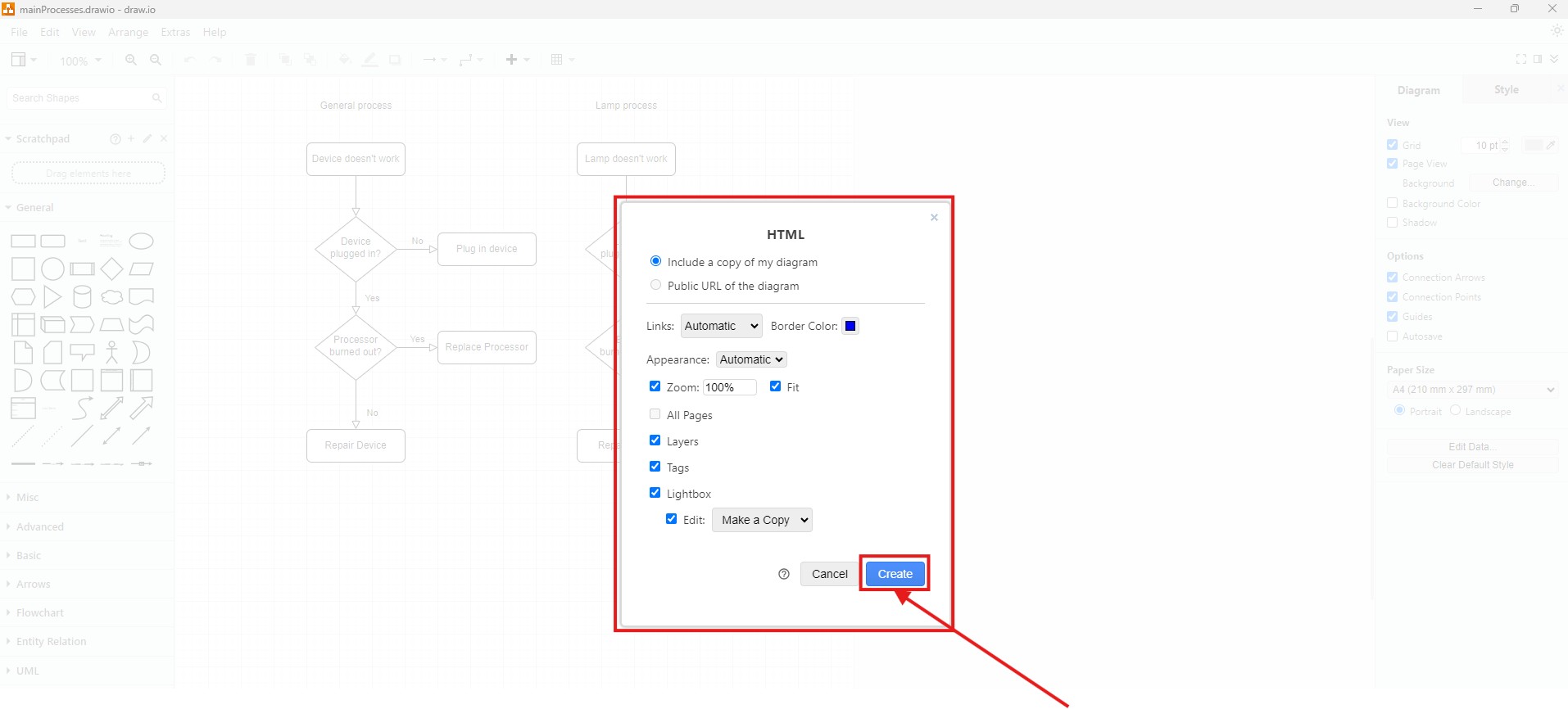 How to Embed a Draw.io Diagram with HTML | The Requirements Engineer