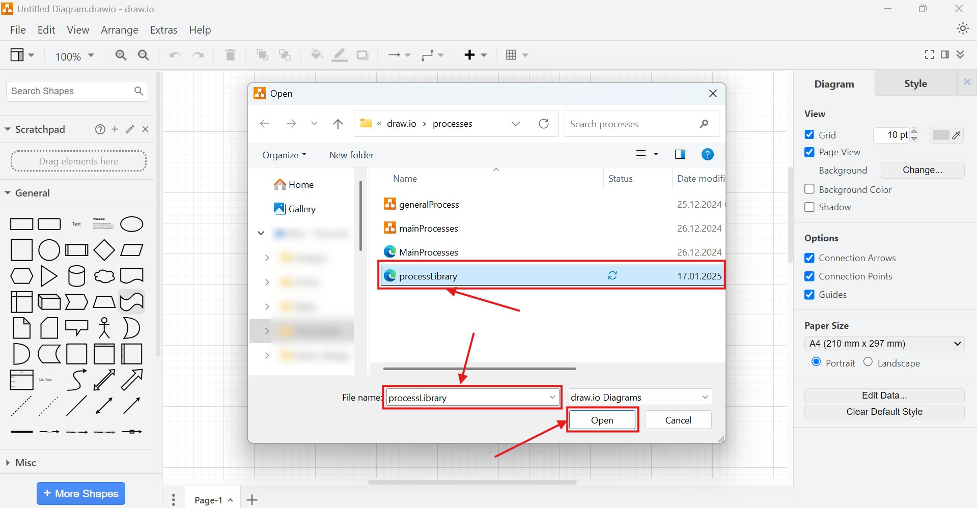 How to Open a Library in Draw.io: A Step-by-Step Guide | The ...