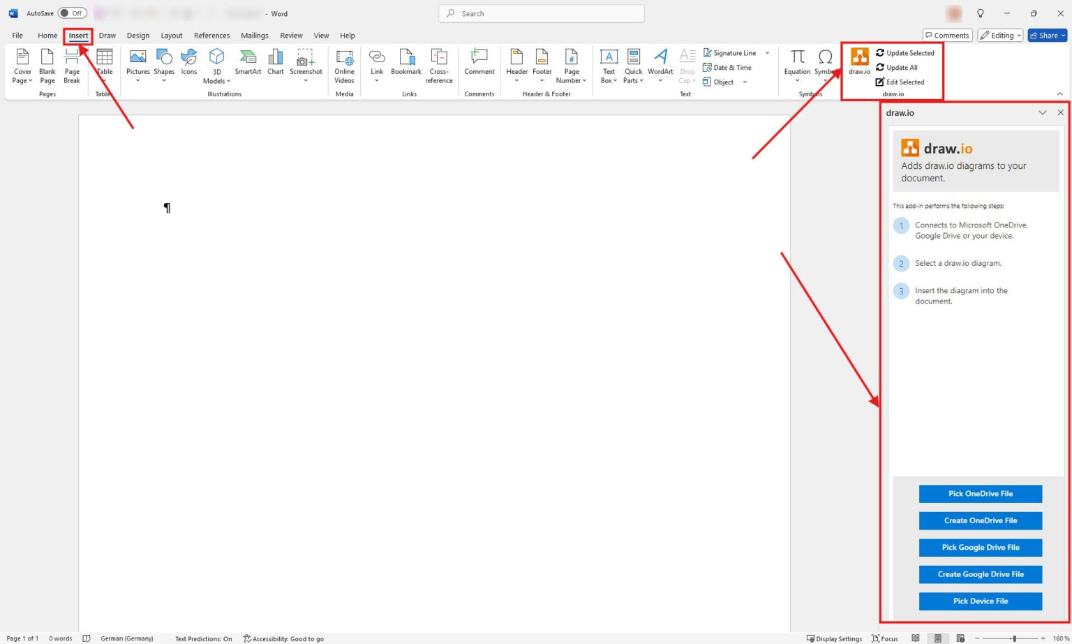 How to Use draw.io in Microsoft Office Word | The Requirements Engineer