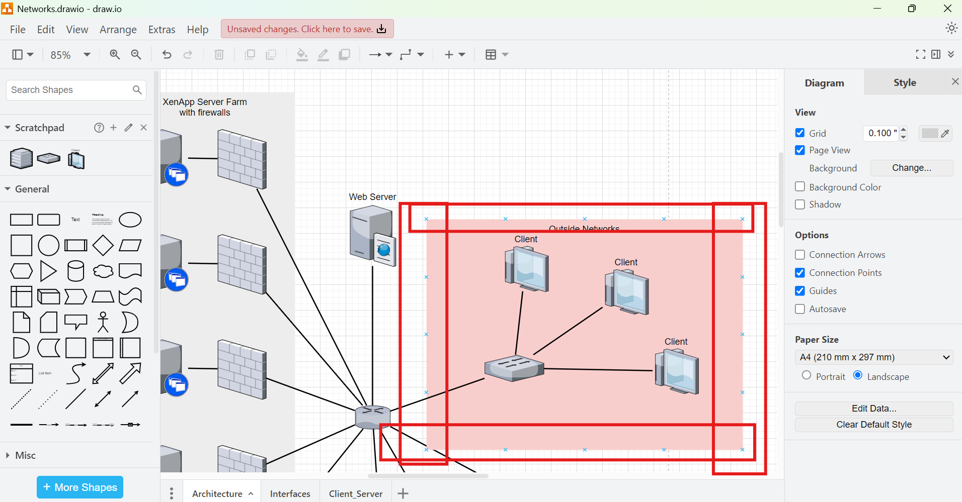 Connection Arrows and Points in draw.io | The Requirements Engineer