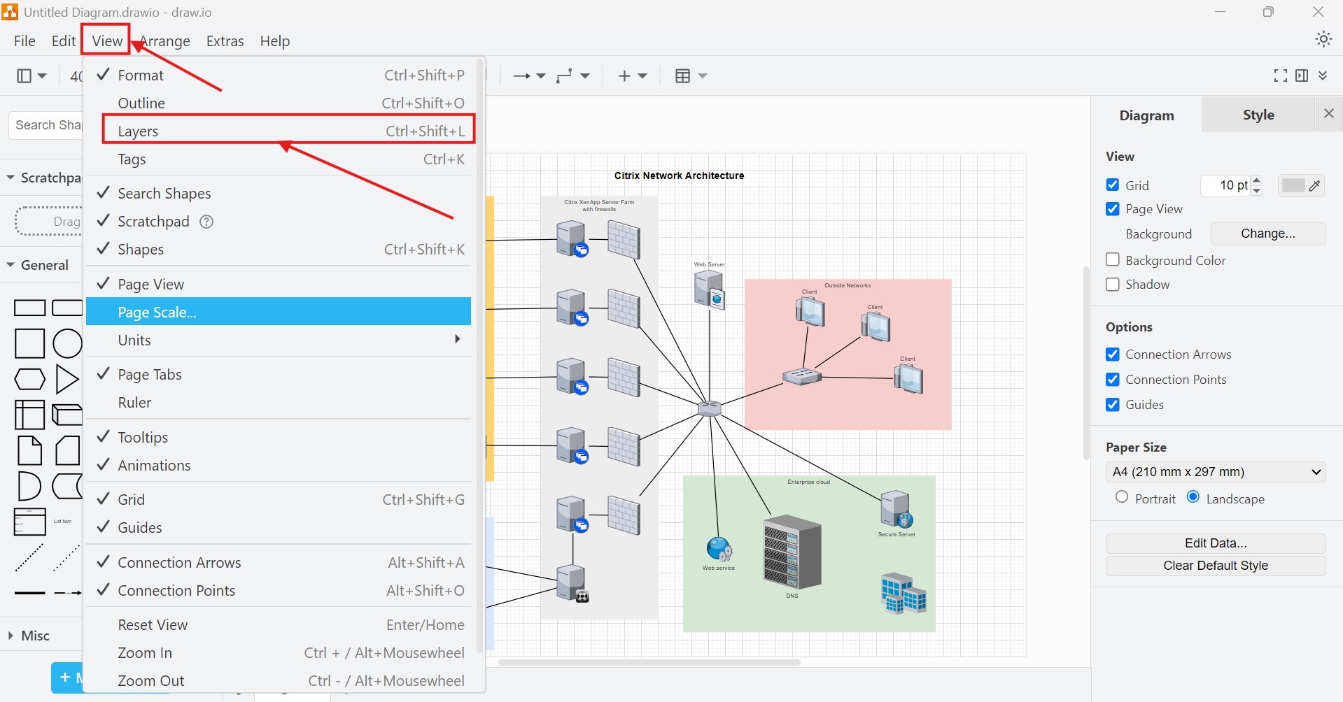 How to Use Layers in draw.io | The Requirements Engineer