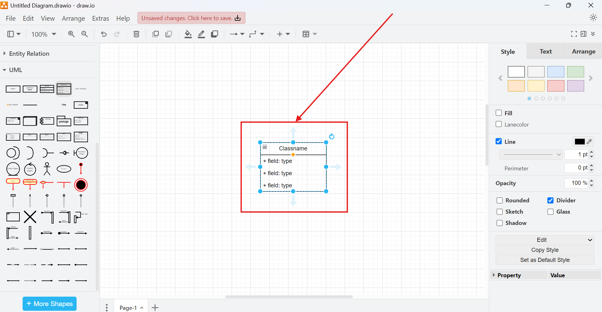 Model UML Class Attributes in draw.io | The Requirements Engineer