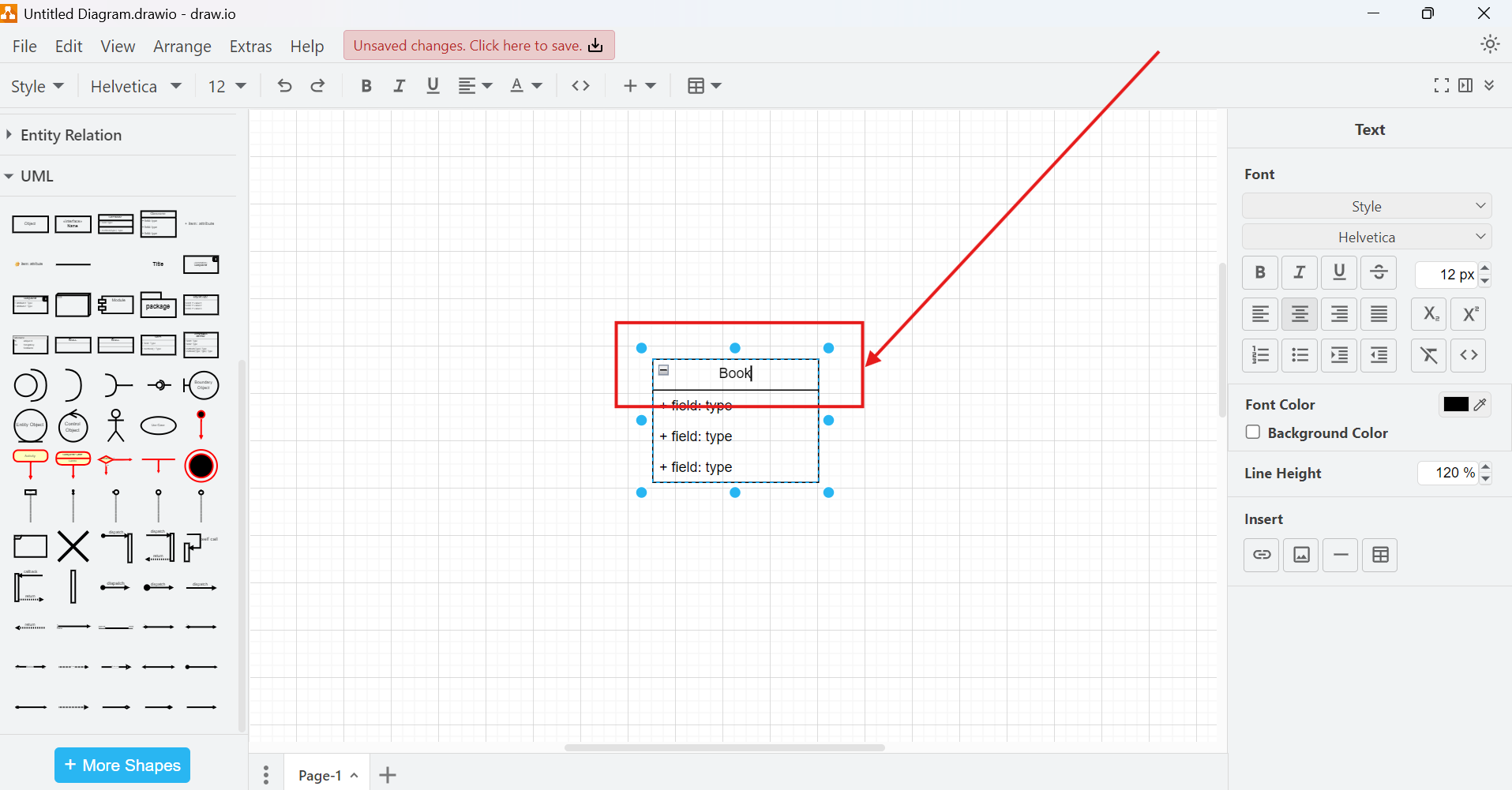 Model UML Class Attributes in draw.io | The Requirements Engineer