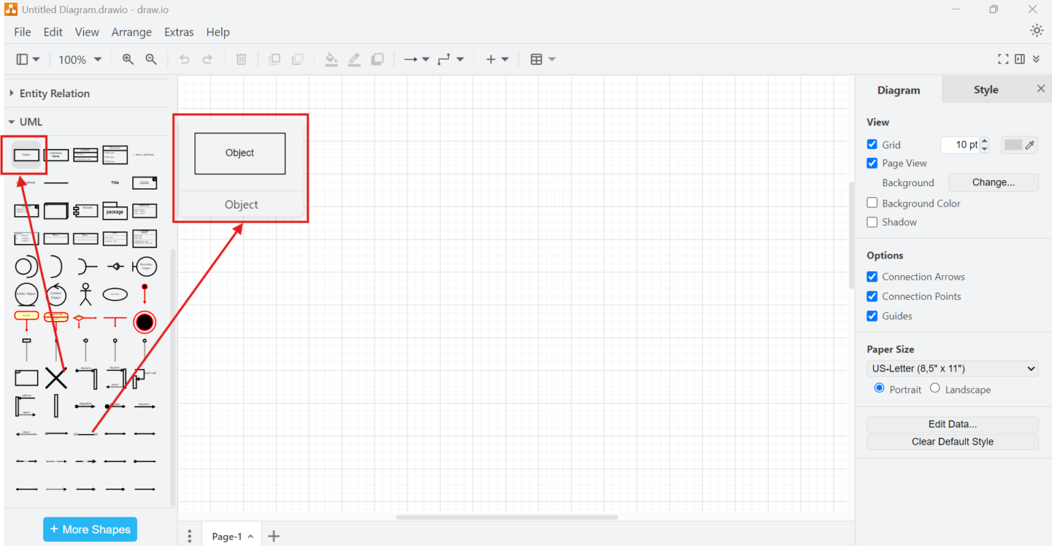 Model UML Classes in draw.io | The Requirements Engineer