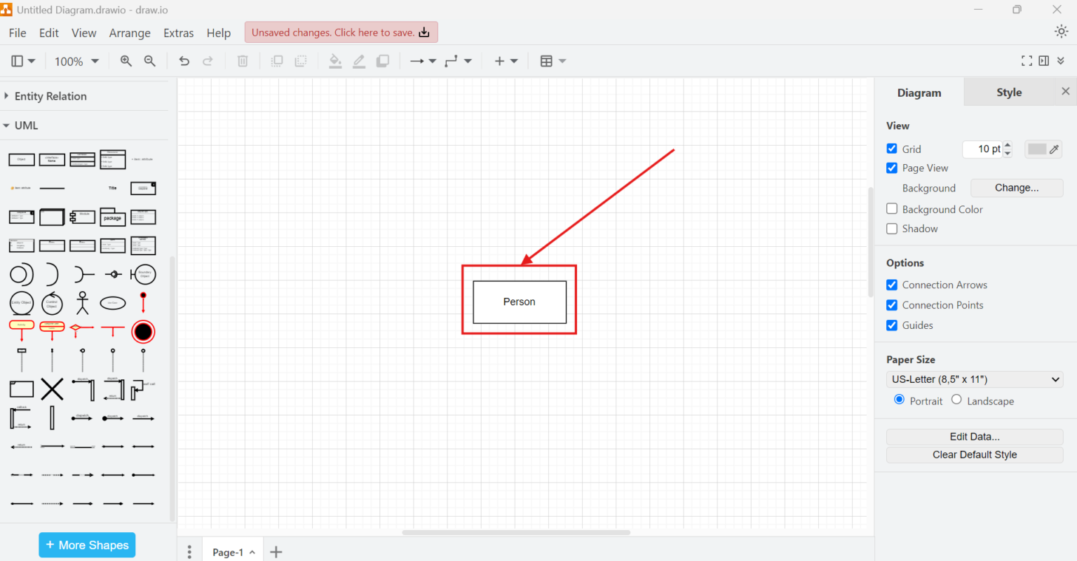 Model UML Classes in draw.io | The Requirements Engineer