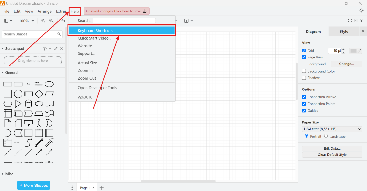 Mastering Keyboard Shortcuts in draw.io | The Requirements Engineer