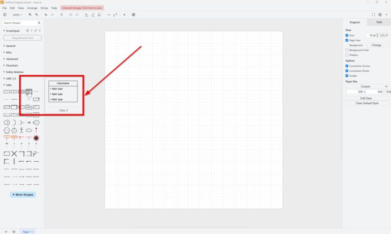 How to Build a UML Class Diagram with draw.io | The Requirements Engineer