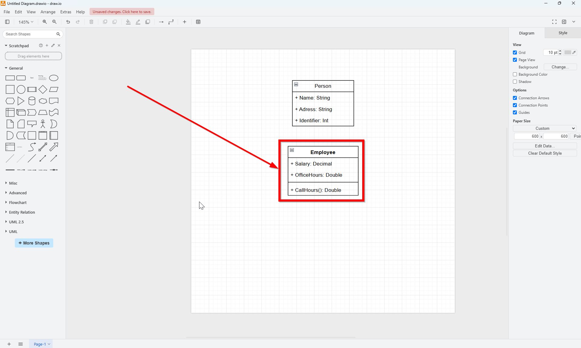 How to Build a UML Class Diagram with draw.io | The Requirements Engineer