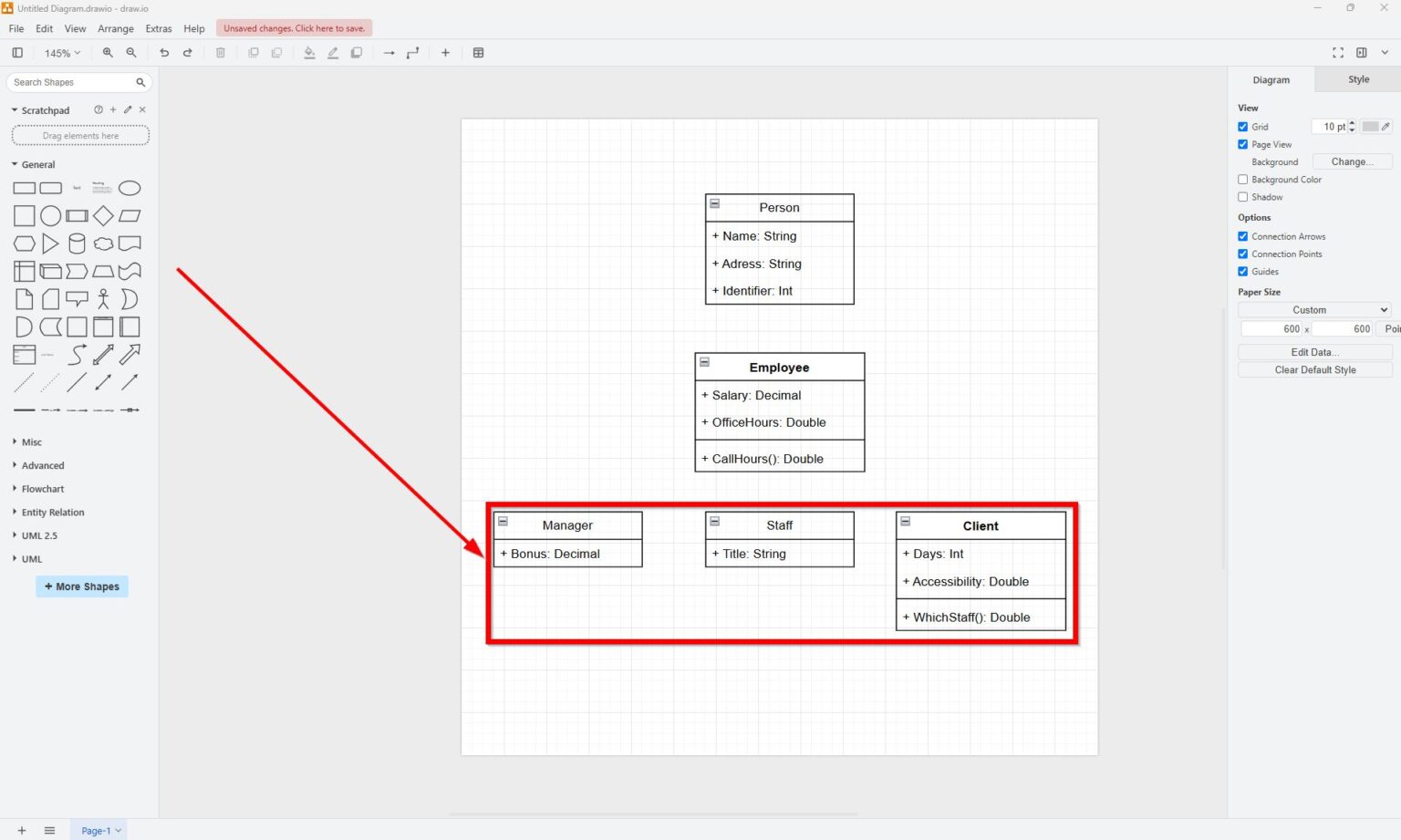 How to Build a UML Class Diagram with draw.io | The Requirements Engineer