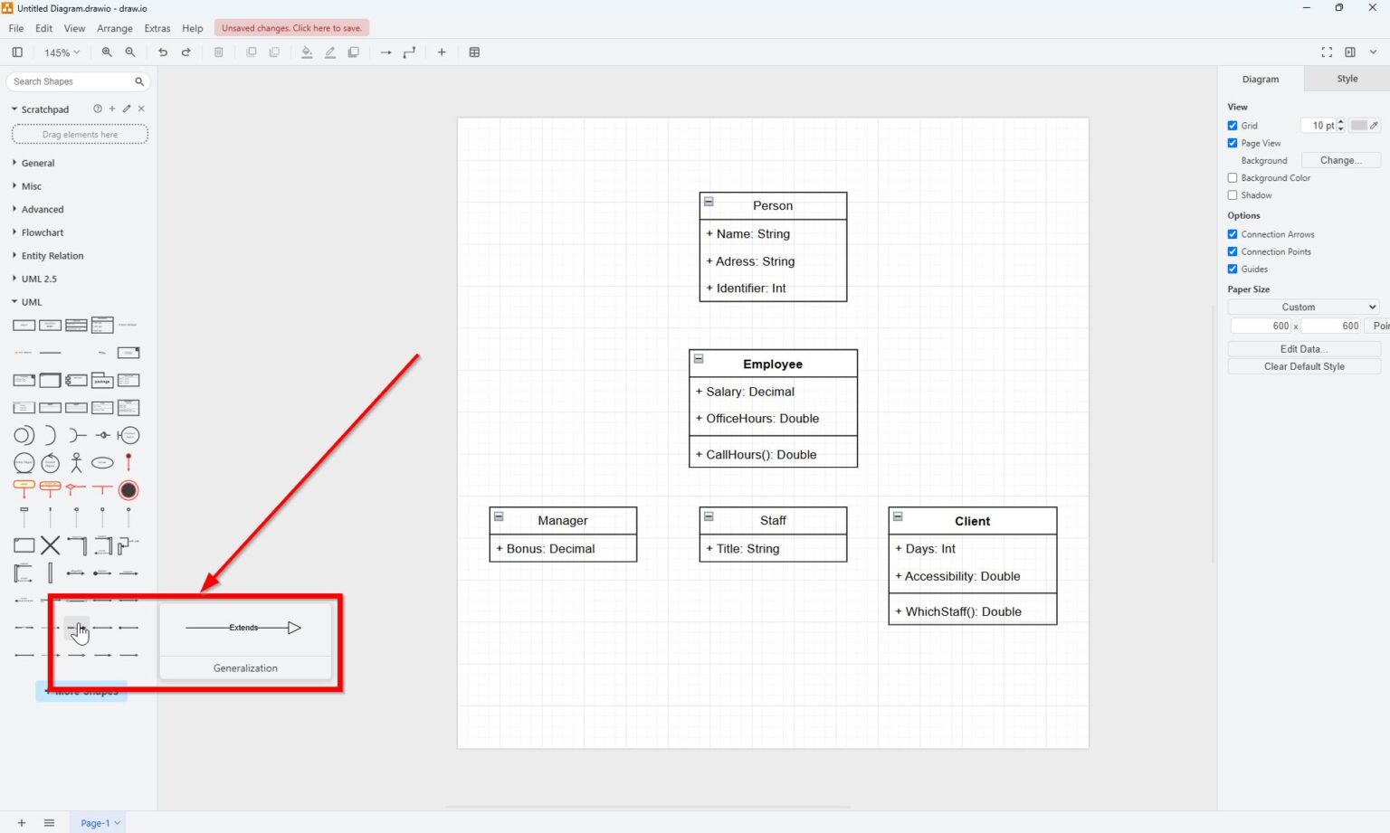 How to Build a UML Class Diagram with draw.io | The Requirements Engineer