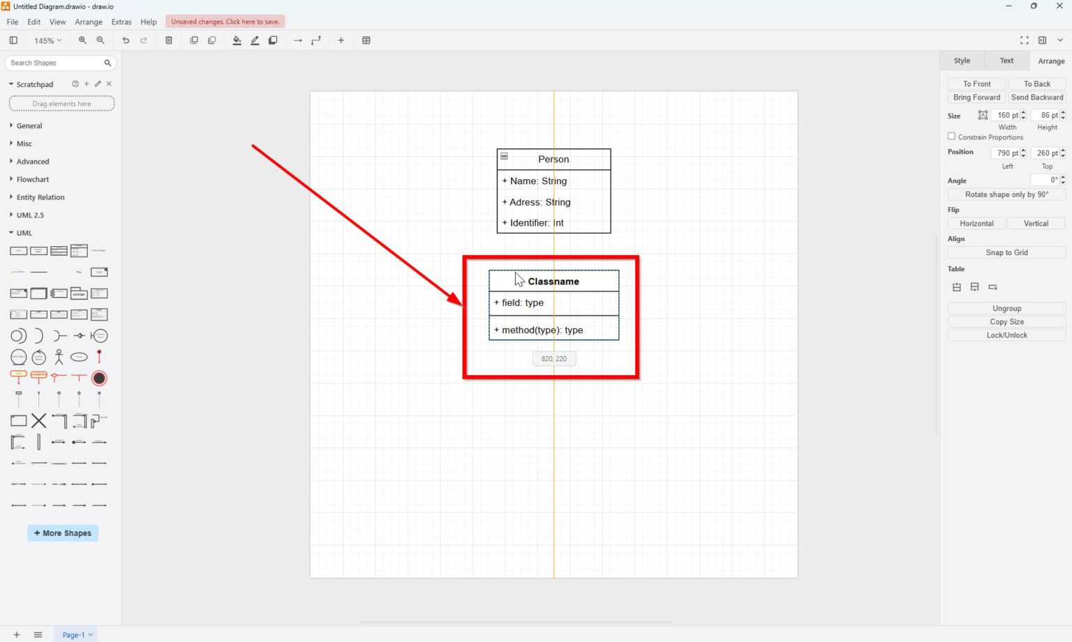 How to Build a UML Class Diagram with draw.io | The Requirements Engineer