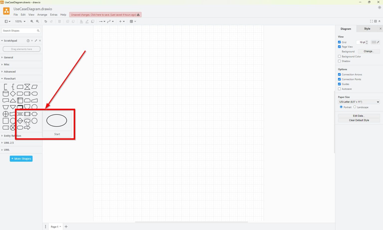 How to Create a Flowchart Example with draw.io | The Requirements Engineer