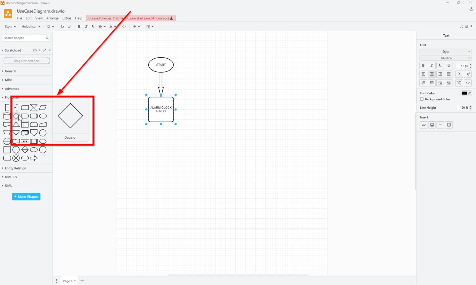 How to Create a Flowchart Example with draw.io | The Requirements Engineer