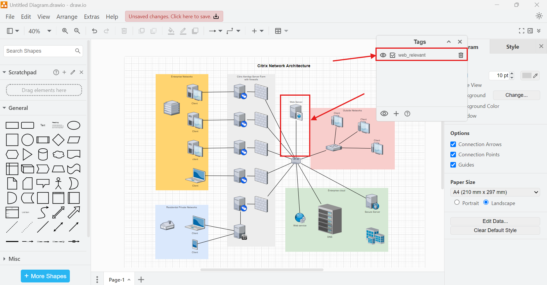 How to Use the Tags View in draw.io | The Requirements Engineer